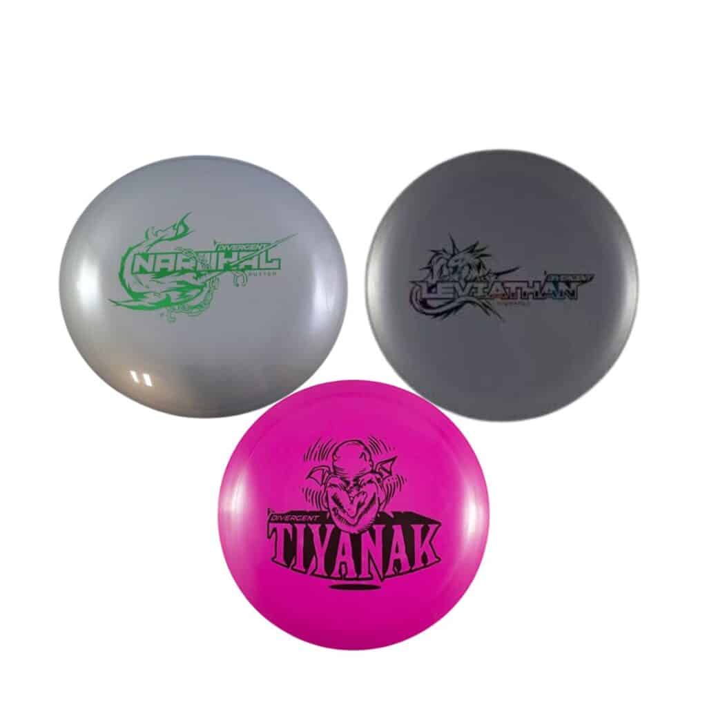 School 3-Piece Disc Golf Set - Divergent Discs - Quality Discs for New ...